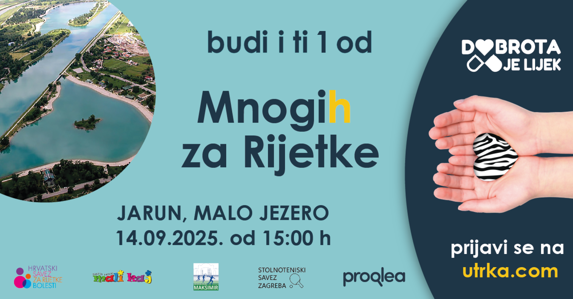 Humanitarni događaj "Mnogi za rijetke" ponovno na Jarunu – utrke, koncert i podrška oboljelima ...